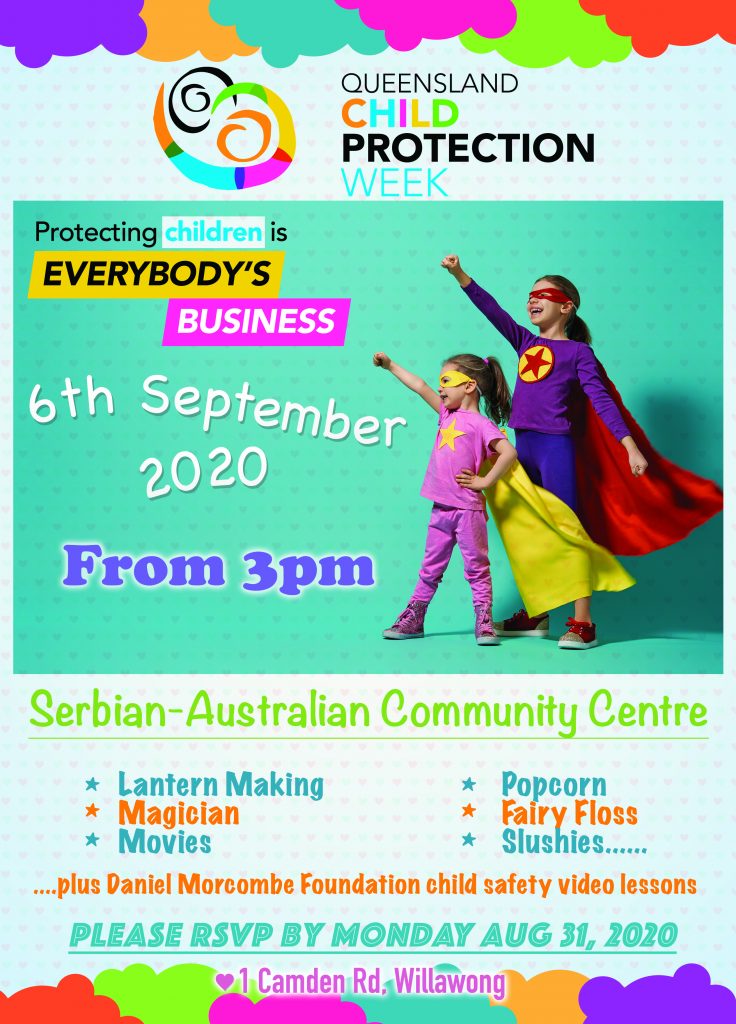 Child Protection Week – Kids Event – Queensland Child Protection Week